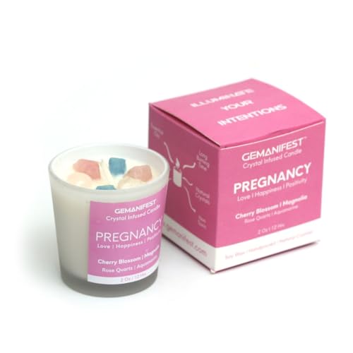 Amazon.com: Gemanifest Pregnancy Gifts for Expecting Mom Soy Cherry ...