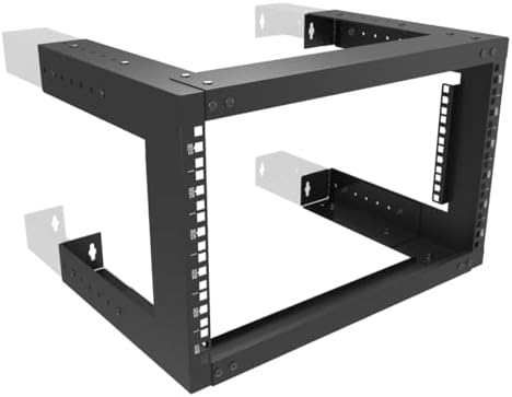 Amazon.com: StarTech.com 2-Post 8U Heavy-Duty Wall-Mount Network Rack ...