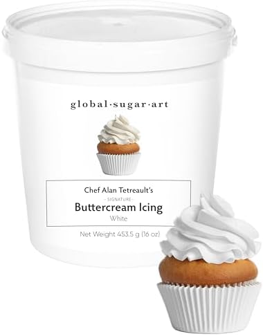Amazon.com: White Buttercream Frosting for Cake Decorating – Firm Icing ...