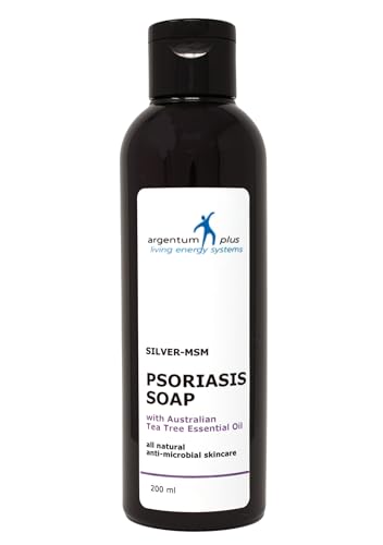 argentum plus Silver-MSM Psoriasis Soap with Australian Tea Tree 200ml ...