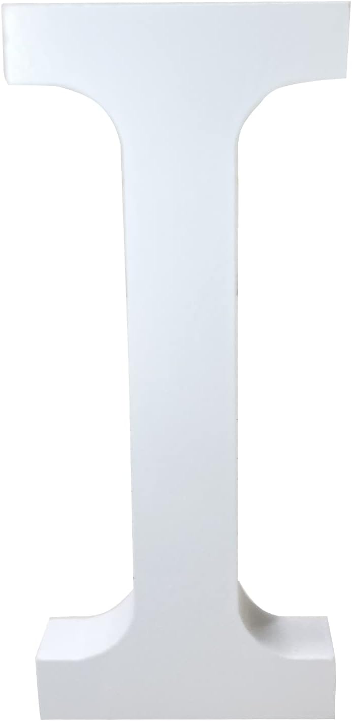 Amazon.com: Wooden Letters I,8 Inch Big Wooden Alphabet Letters ...