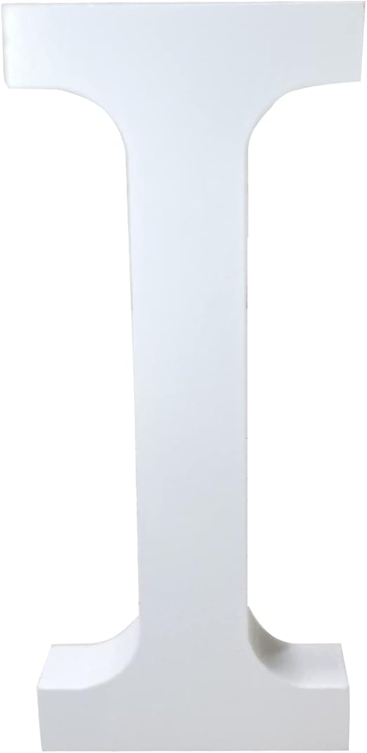 Amazon.com: Wooden Letters I,8 Inch Big Wooden Alphabet Letters ...