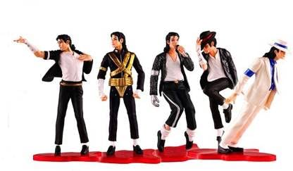 Michael Jackson Action Figure Toy 5pcs Set (Multicolor) : Amazon.in ...