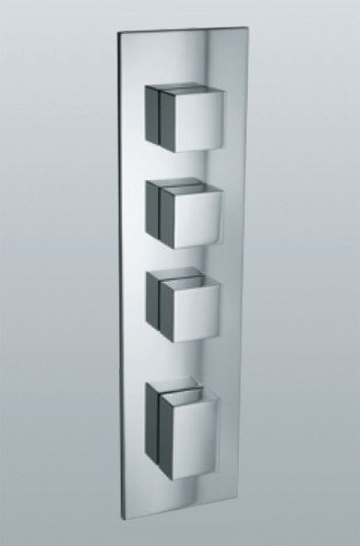 Queo F Acqua 3-way Built-In Thermostatic Divertor With Installation Box ...