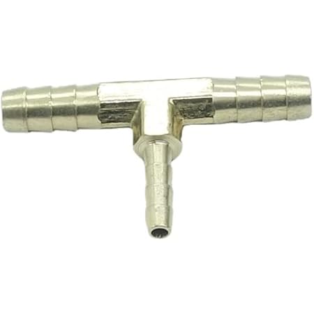 Amazon.com: CDQBWKJGFJ 1 Piece Brass Hose Barb Tee Reducer 1/4" x 1/4 ...