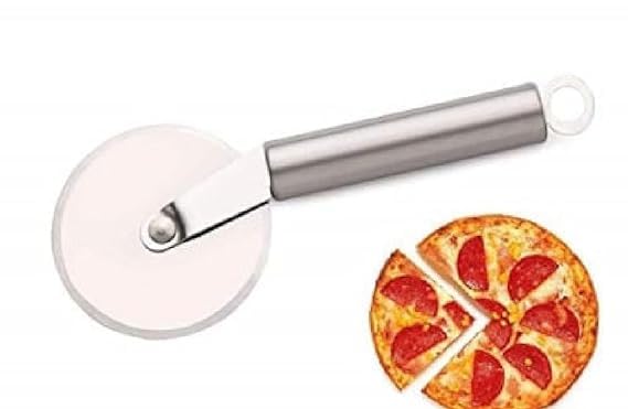 Buy A m trading Stainless Steel Pizza Cutter | Paratha Chapati Roti ...