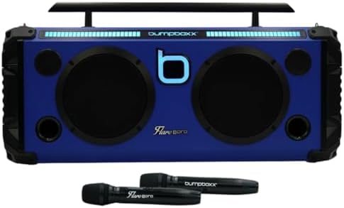 Amazon.com: Bumpboxx Bluetooth Portable Speaker Boombox Flare8 Pro Blue ...