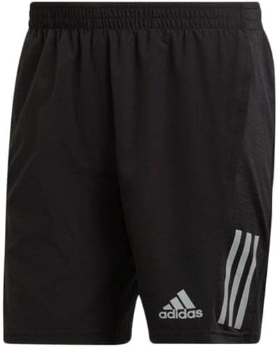 Amazon | [アディダス] ランニング ハーフパンツ オウン ザ ラン ショーツ メンズ ブラック/リフレクティブシルバー(H58593 ...