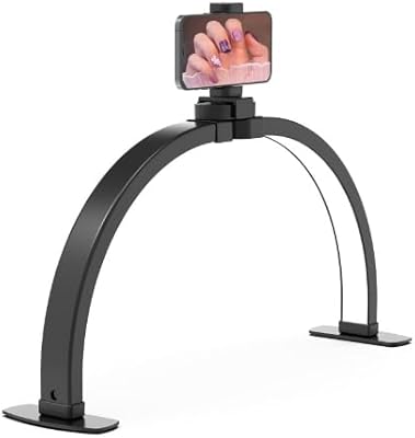 Uiopy Nail Half Moon Light: Big LED Arch Nail Tech Table Lamp with ...