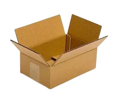 Packopedia Corrugated Cardboard Packaging Box- 5X4.5X3.5 Inches 3 Ply ...