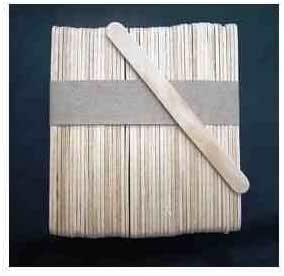 Amazon.com: 100 PLAIN WOODEN STANDARD LOLLY STICKS by Ark : Toys & Games