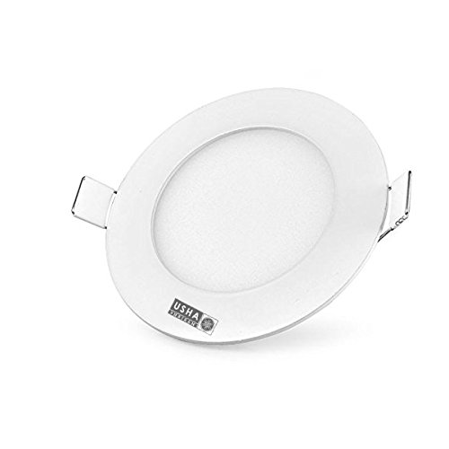 Usha Shriram LED Sterra Panel 6W Ceiling Light (White, Round) : Amazon.in