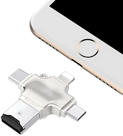 Wefly USB Stick 32 GB - 4 in 1 Mini Memory Stick Portable USB Stick ...