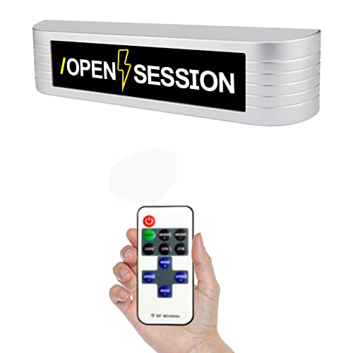 Open Session Sign Studio Warning Signfor (Professional Recording Studio ...