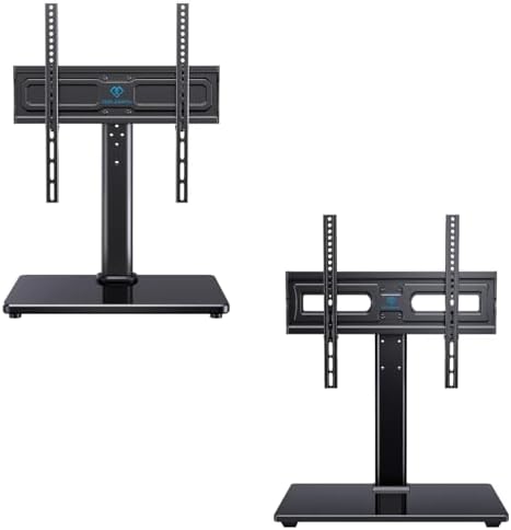 Amazon.com: PERLESMITH Universal Swivel TV Stand PSTVS33& PSTVS17 ...