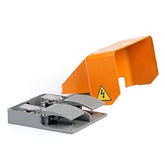 Amazon.co.jp: YDT1-18 フルアルミニウムシェル付きダブルフットコントロールペダルスイッチ : 産業・研究開発用品