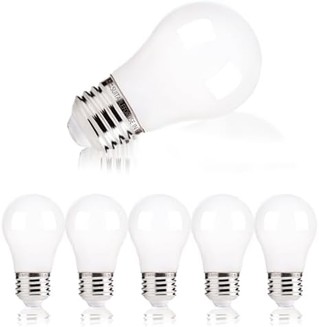ALAMPEVER A15 Led Bulbs, 8W Equivalent to 60W Light Bulbs, Dimmable ...