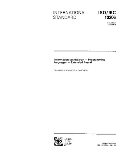 ISO/IEC 10206:1991, Information technology - Progamming languages - Extended Pascal | Amazon.com.br