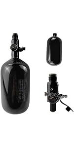 Amazon.com: DOT 98ci/4500psi carbon fiber tank system，Paintball HPA PCP ...