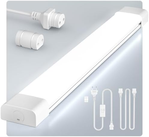 Anten 18W LED Feuchtraumleuchte 60cm für Keller, Garage, Innen- und Außenbeleuchtung, IP65 ...