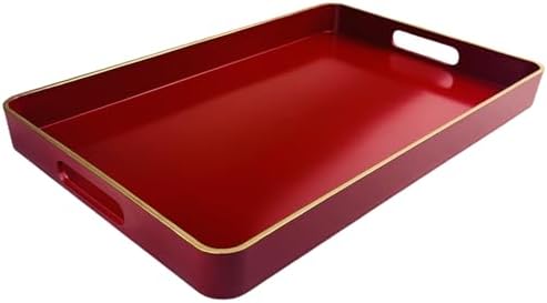 Amazon.com | Kotobuki Rectangular Lacquer Serving Tray, 18-3/4-Inch ...
