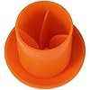Amazon.com : 25 Pcs Orange Rebar Caps - Cover Plastic End Mushroom Cap ...