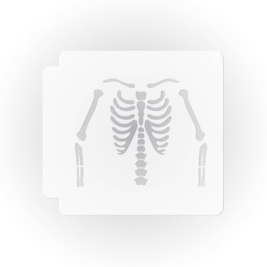 Amazon.com : Skeleton Chest 783-I868 Stencil (15 inch) : Arts, Crafts ...