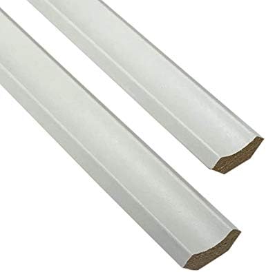 ROYALE - White Scotia/Laminate Floor Beading & Skirting - 1.2m Lengths ...