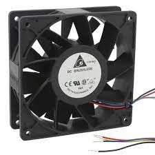 Amazon.com: PFC1212DE-F00, DC Fan 120x120x38mm 12VDC 4A, 252.85CFM, 66. ...
