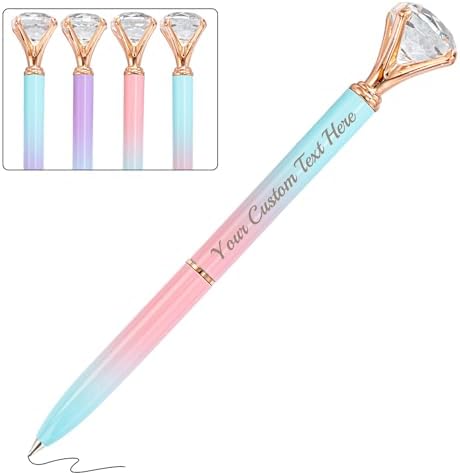 Amazon.com : Custom diamond pen with Name Personalized Diamond Pens in ...