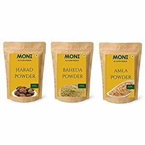 Amazon.com : NN Harad Baheda Amla Powder - 100 Gram Each - Best for ...