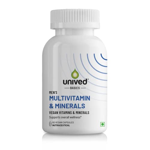 Unived Basics Multivitamin & Minerals for Men | 100% RDA of all ...