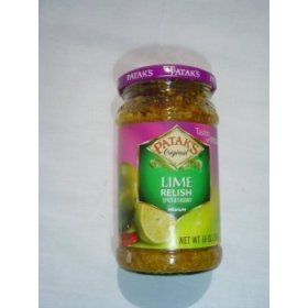 Amazon.com : Patak's INDIAN LIME PICKLE (labelled Lime Relish) - 10 oz ...