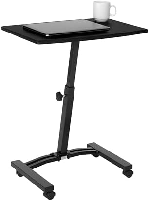 Amazon.com: TigerDad Mobile Adjustable Height Laptop Stand PC Computer ...