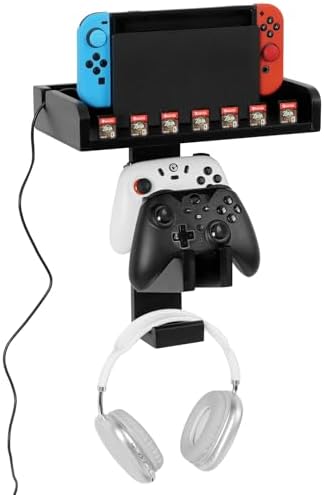 Amazon.com: ikkle Wooden Controller and Headset Wall Mount Holder ...