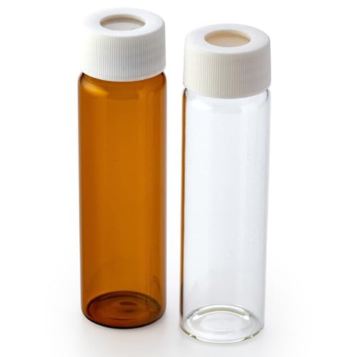 Sterile EPA/TOC Amber Glass Vials, 40mL, ASTM/USP Type 1, Pack of 12 ...