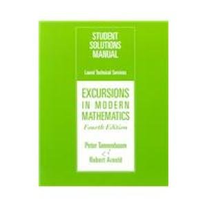 Amazon.com: Excursions in Modern Mathematics Student Solutions Manual ...