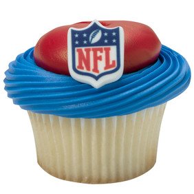 Amazon.com: NFL Logo SuperBowl Football Edible Sugar Decorations for ...