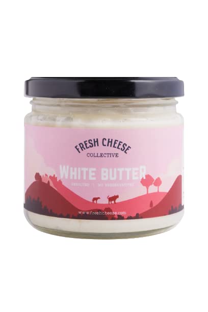 Living Food Fresh Unsalted White Butter (Makhan) | 250 gm | Homemade ...