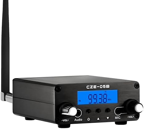 Amazon.com: Long Range Stereo FM Transmitter Kit, FCC Certified Radio ...
