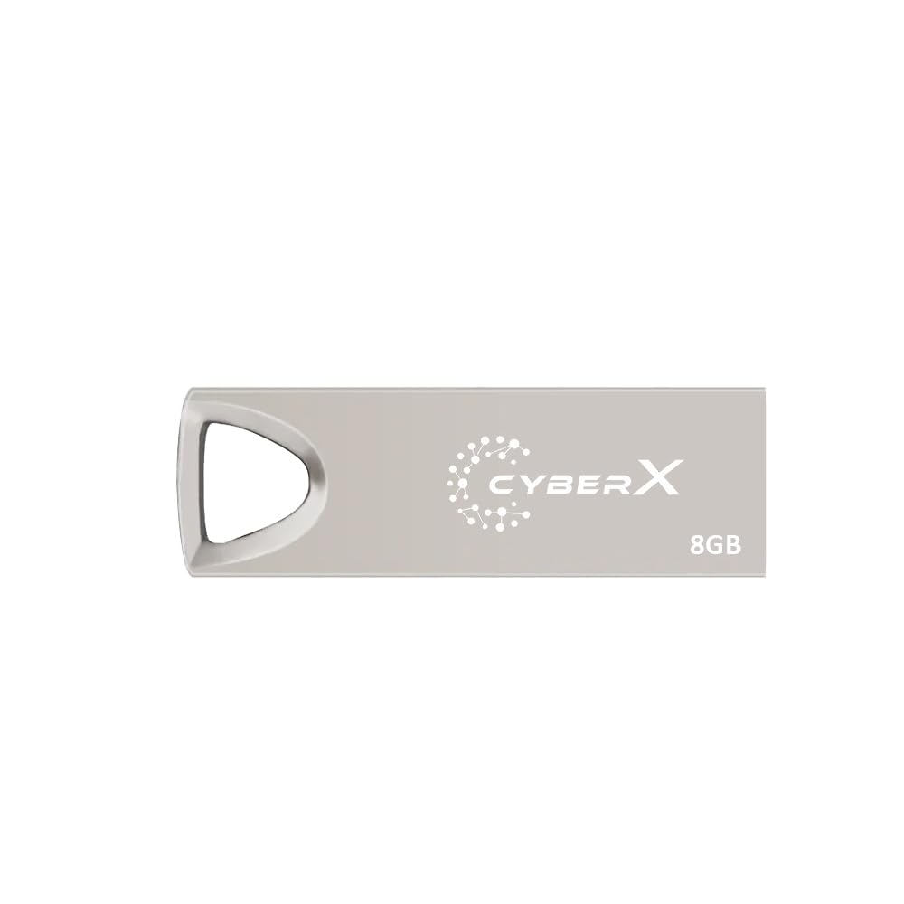 CYBERX CY210 8 GB Metal Body Flash Drive USB 2.0 Type A Pendrive ...