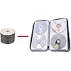 Amazon.com: UENTIP 96 Capacity CD Case,Portable DVD Hard Plastic Case ...