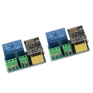 3NH® 2X WiFi Relay Module ESP8266 ESP-01S App Controller 1 Channel for ...