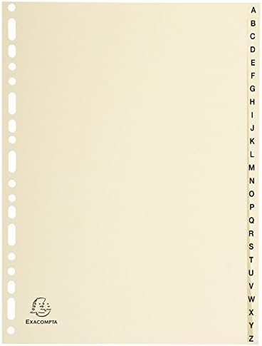 perfect line • Ordner-Register A-Z DIN-A4, 20-teilig, 3er Set, Karton ...