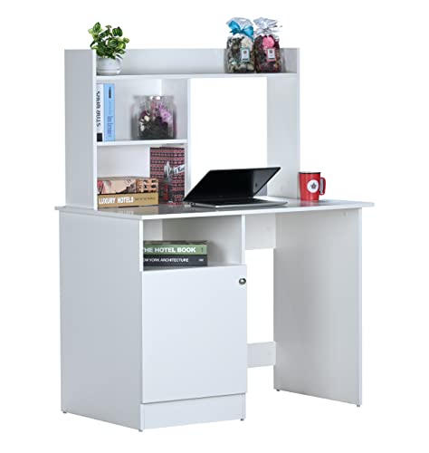 DeckUp Zeus Engineered Wood Study & Computer Table and Office Desk ...