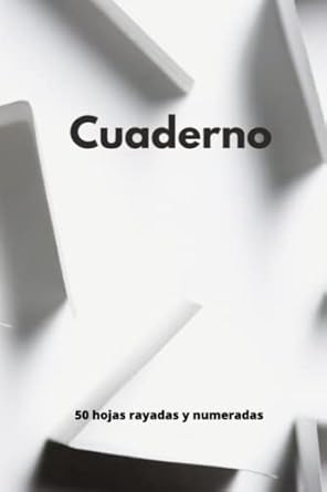 Amazon.com: Cuaderno: 50 hojas raydas y numeradas (Spanish Edition ...