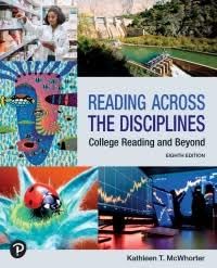 Reading Across the Disciplines: College Reading and Beyond, 8th [Rental ...