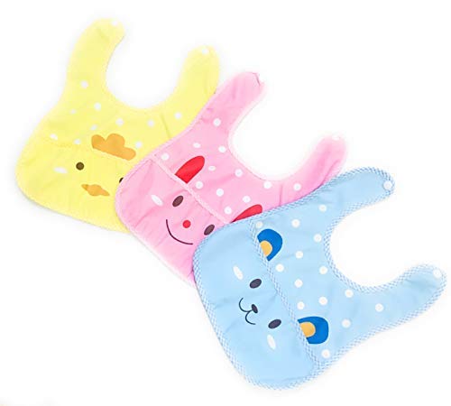 THE LITTLE LOOKERS? Baby Button Bibs/Apron Cute Animated Print|with ...