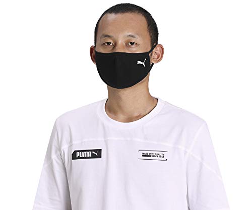 Puma Men's Face Mask (Pack of 2) (5409501_Black_x) : Amazon.in: Health ...