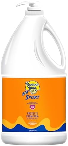 Amazon.com: Banana Boat Sport Ultra SPF 50 Sunscreen Lotion, 128 Fl Oz ...